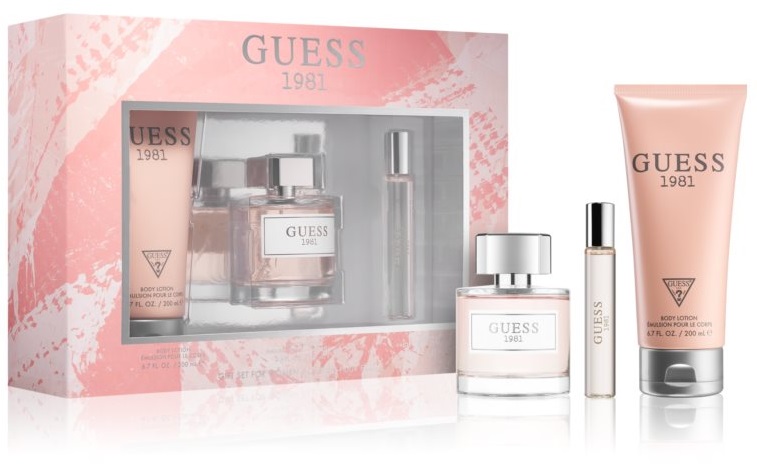 Guess Guess 1981 EDT 100 ml + EDT 15 ml + BL 200 ml | Geschenksets für ...