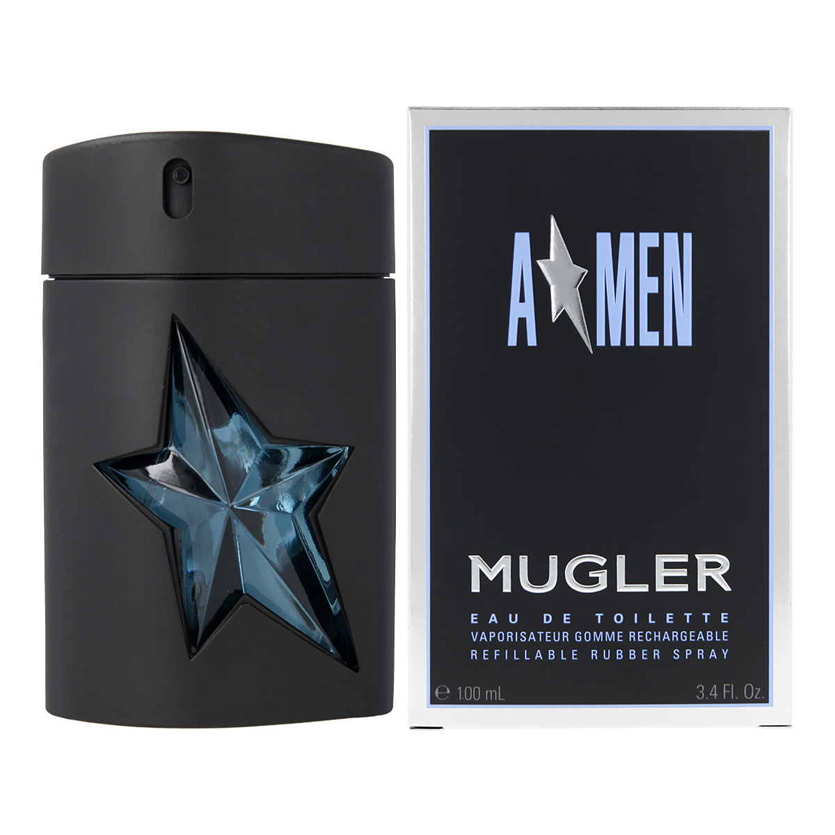 Mugler A*Men Rubber Flask Eau De Toilette Refillable 100 ml ...