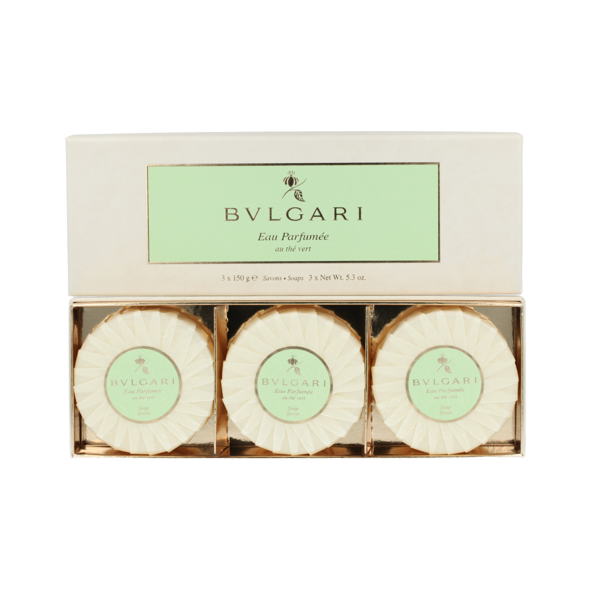 Bvlgari Eau Parfumée au Thé Vert Perfumed Soap 3 x 150 g | Parfuem365