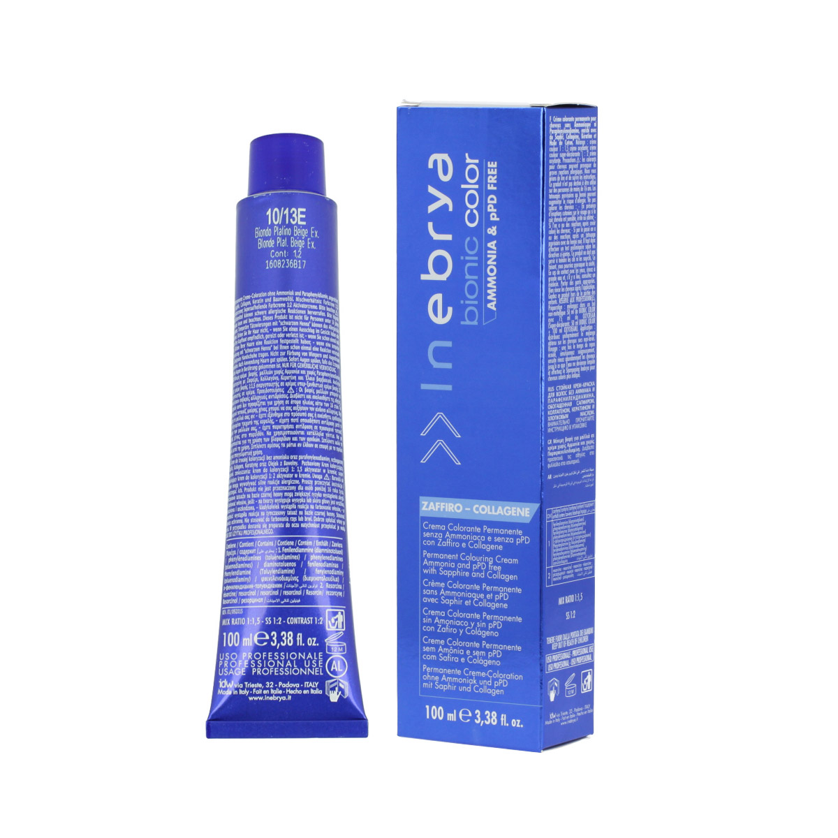 Inebrya Bionic Color Beige (10/13E Blonde Platinum Beige Extra) 100 ml ...