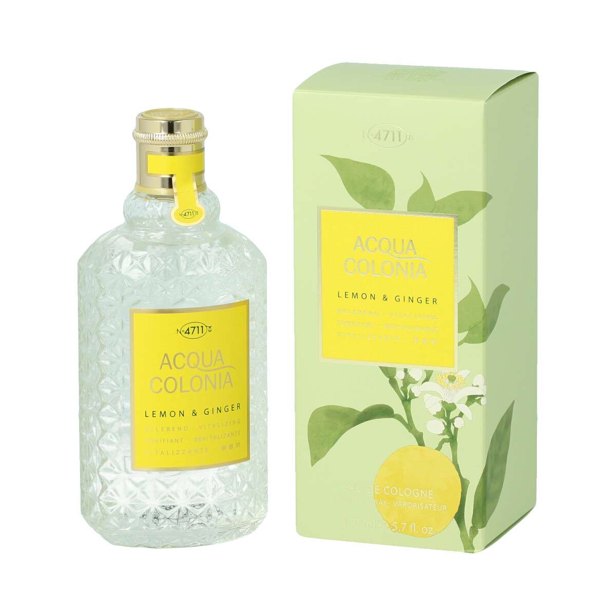 4711 Acqua Colonia Lemon & Ginger Eau de Cologne 170 ml | Parfuem365