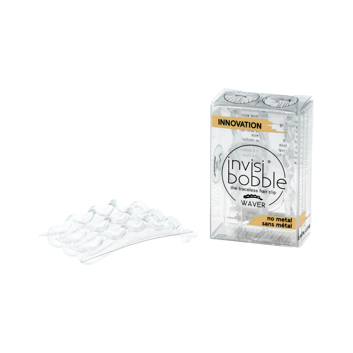Invisibobble WAVER - Crystal Clear - The Traceless Hair Clip 3 Stück ...
